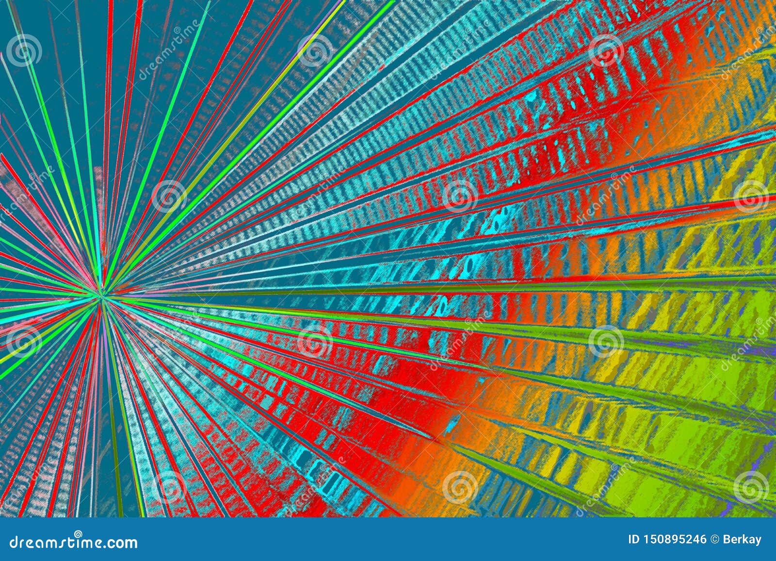 Abstract Blue Sun Rays Background Stock Photo - Image of shine, bright ...