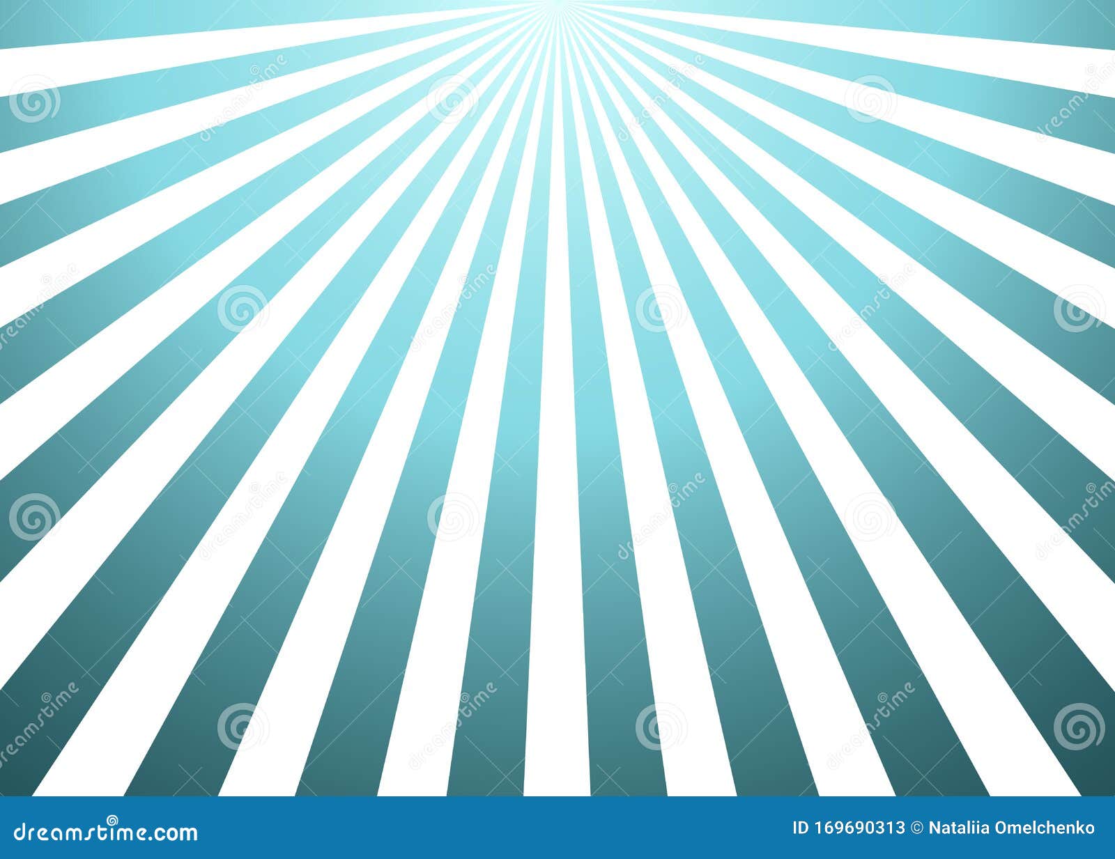 Abstract Blue Sun Rays Vector Stock Illustration - Illustration of heat ...