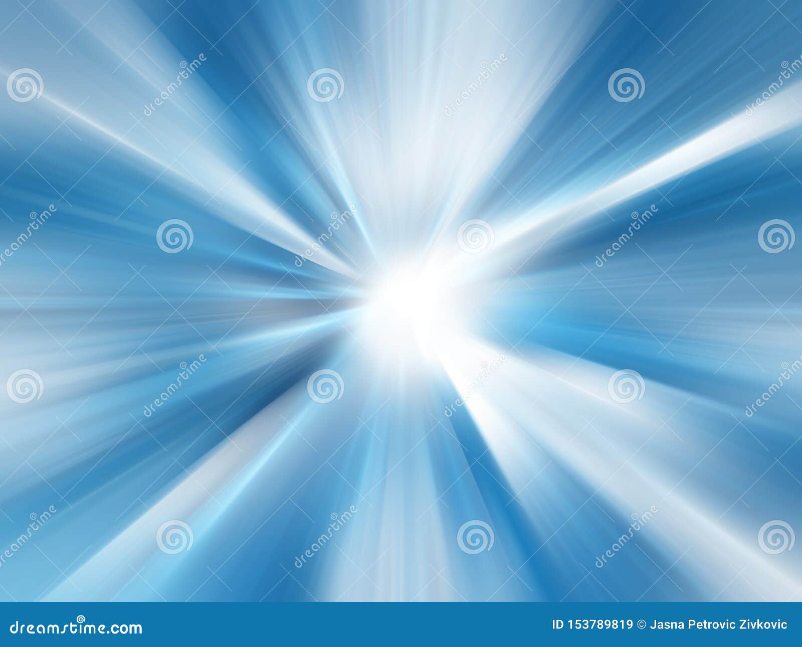 Abstract Blue Sunbeam Summer Glow Stock Illustration - Illustration of ...