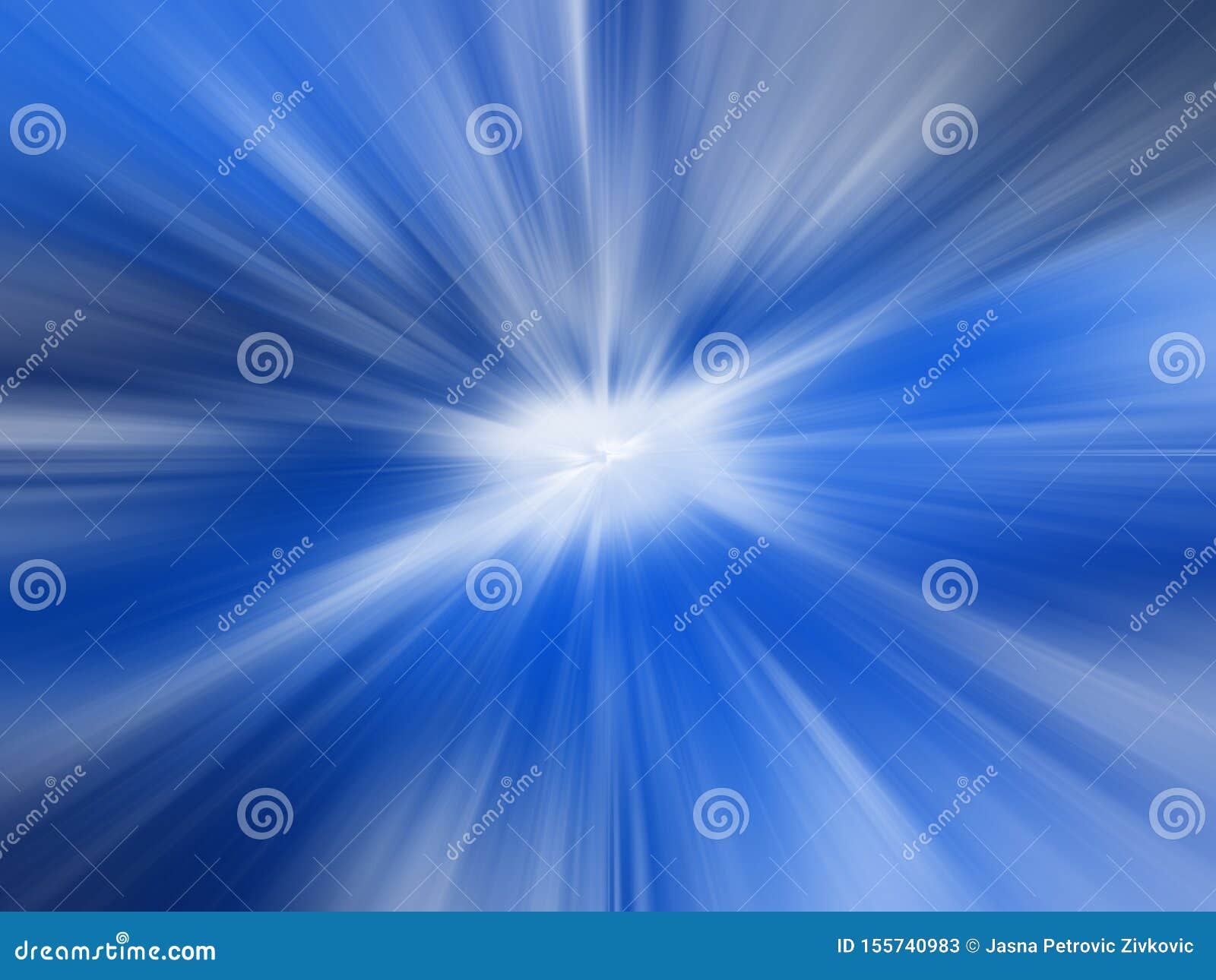 Abstract Blue Sunbeam Summer Glow Stock Illustration - Illustration of ...