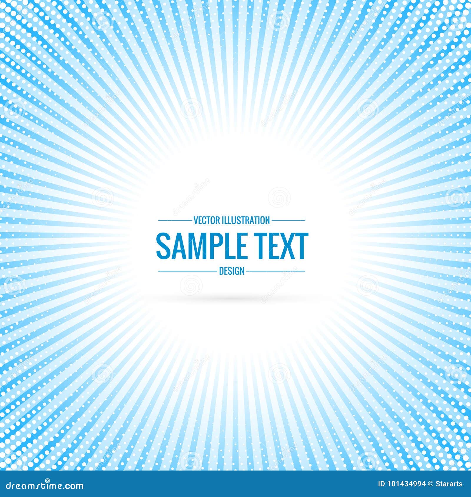 Abstract Blue Sunburst Rays Background Stock Vector - Illustration of ...