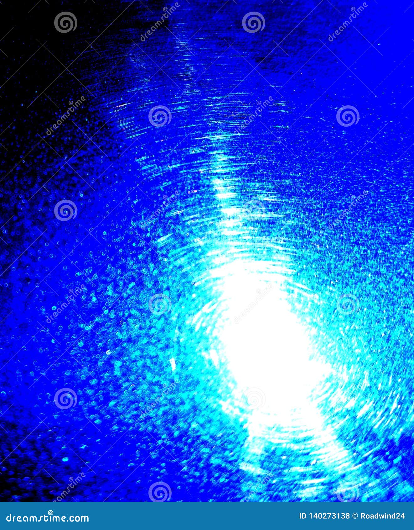 Abstract Blue Supernova Explosion Effect Stock Photo - Image of power ...