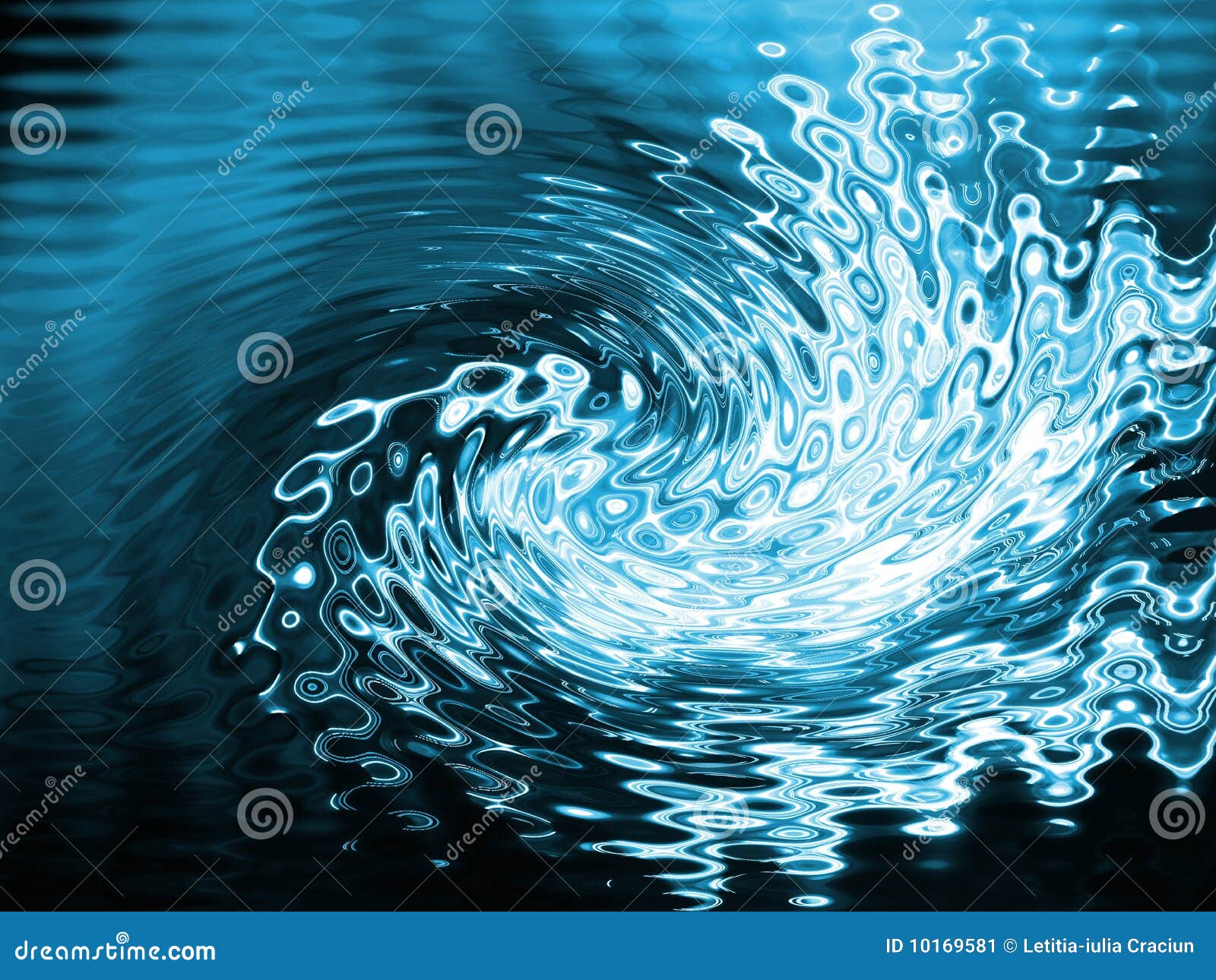 Abstract blue swirl stock illustration. Illustration of color - 10169581