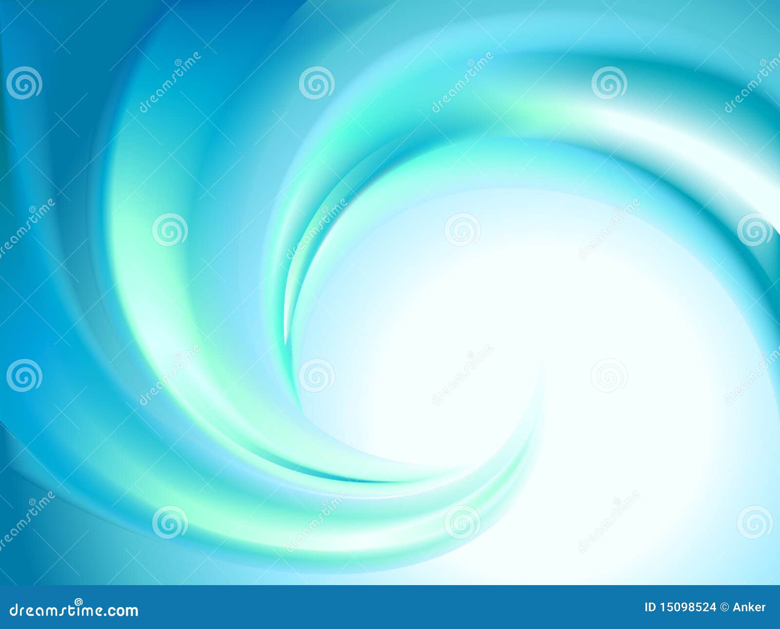 Abstract blue swirl stock vector. Illustration of liquid - 15098524