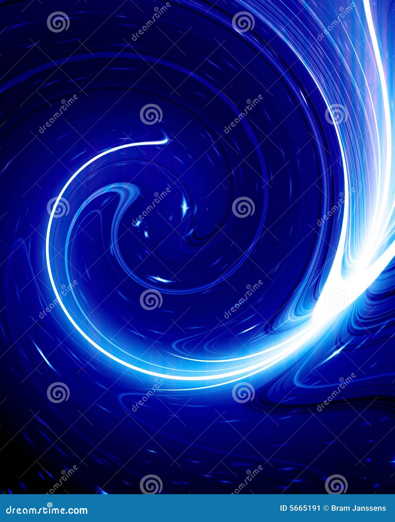Abstract blue swirl stock illustration. Illustration of abstract - 5665191