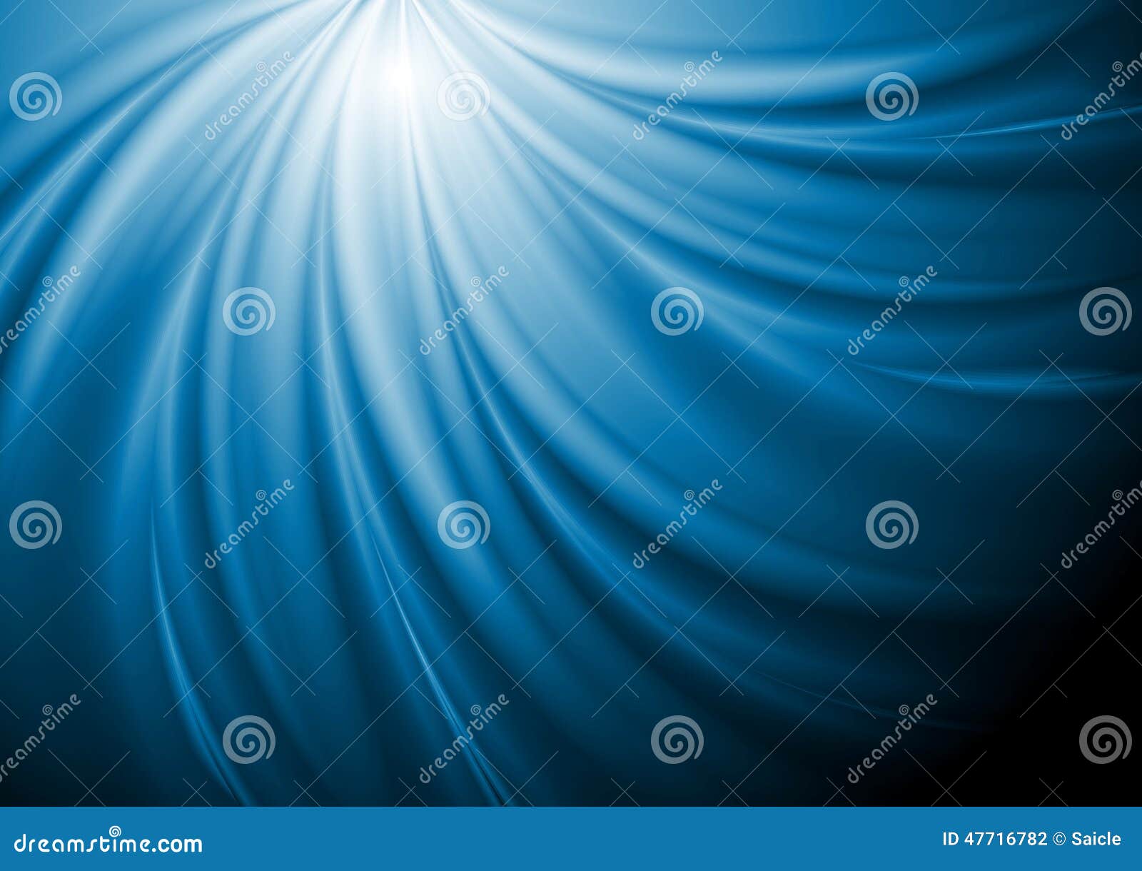 Abstract Blue Swirl Wave Background Stock Vector - Illustration of bend ...