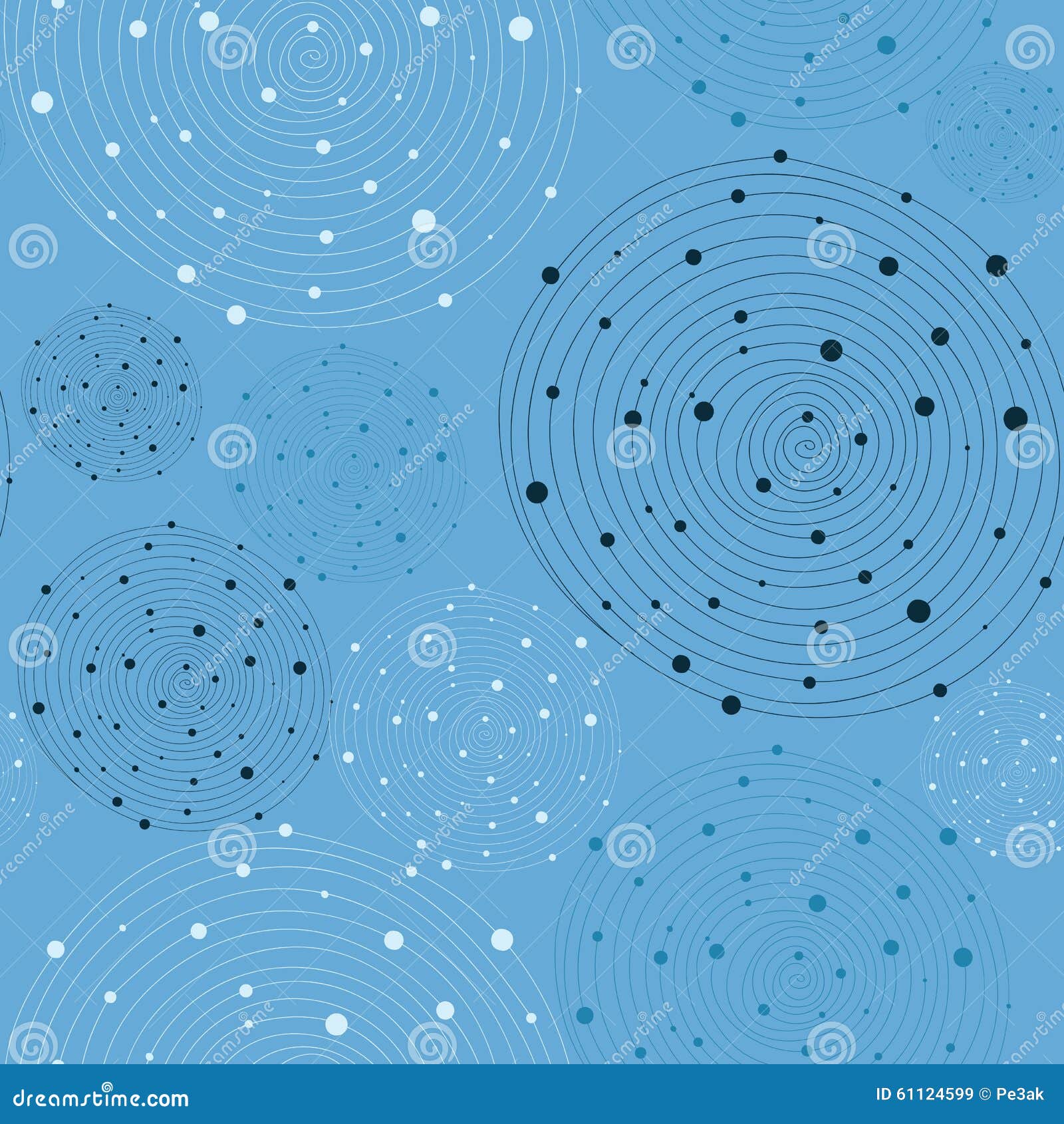 Abstract Blue Swirls Background. Vector Illustration. Stock Vector ...