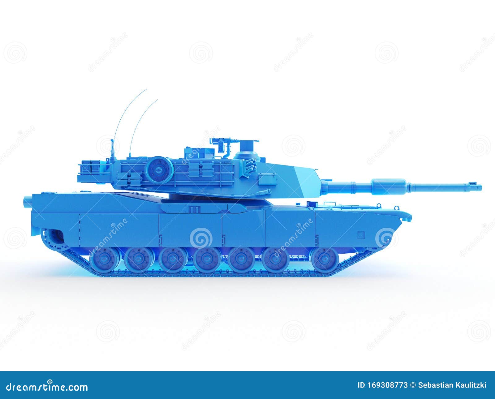 An abstract blue tank stock illustration. Illustration of rendering ...