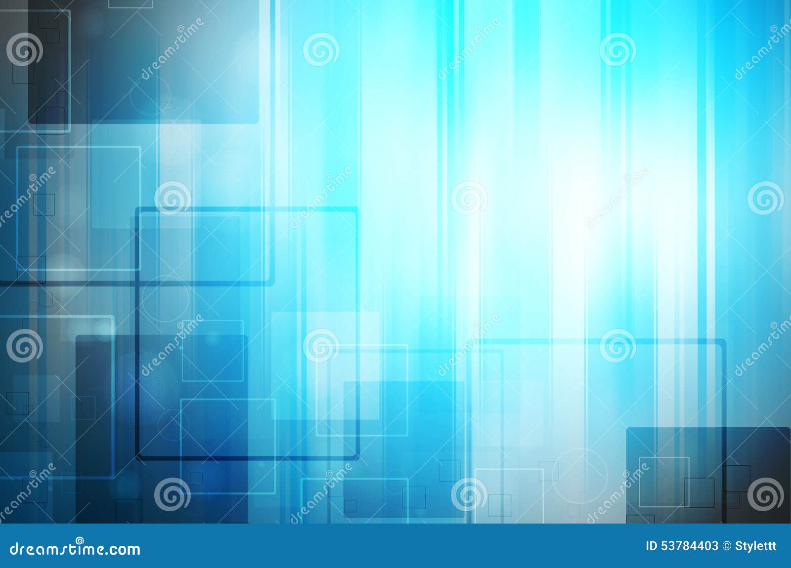 Abstract Blue Tech Background Stock Illustration - Illustration of card ...