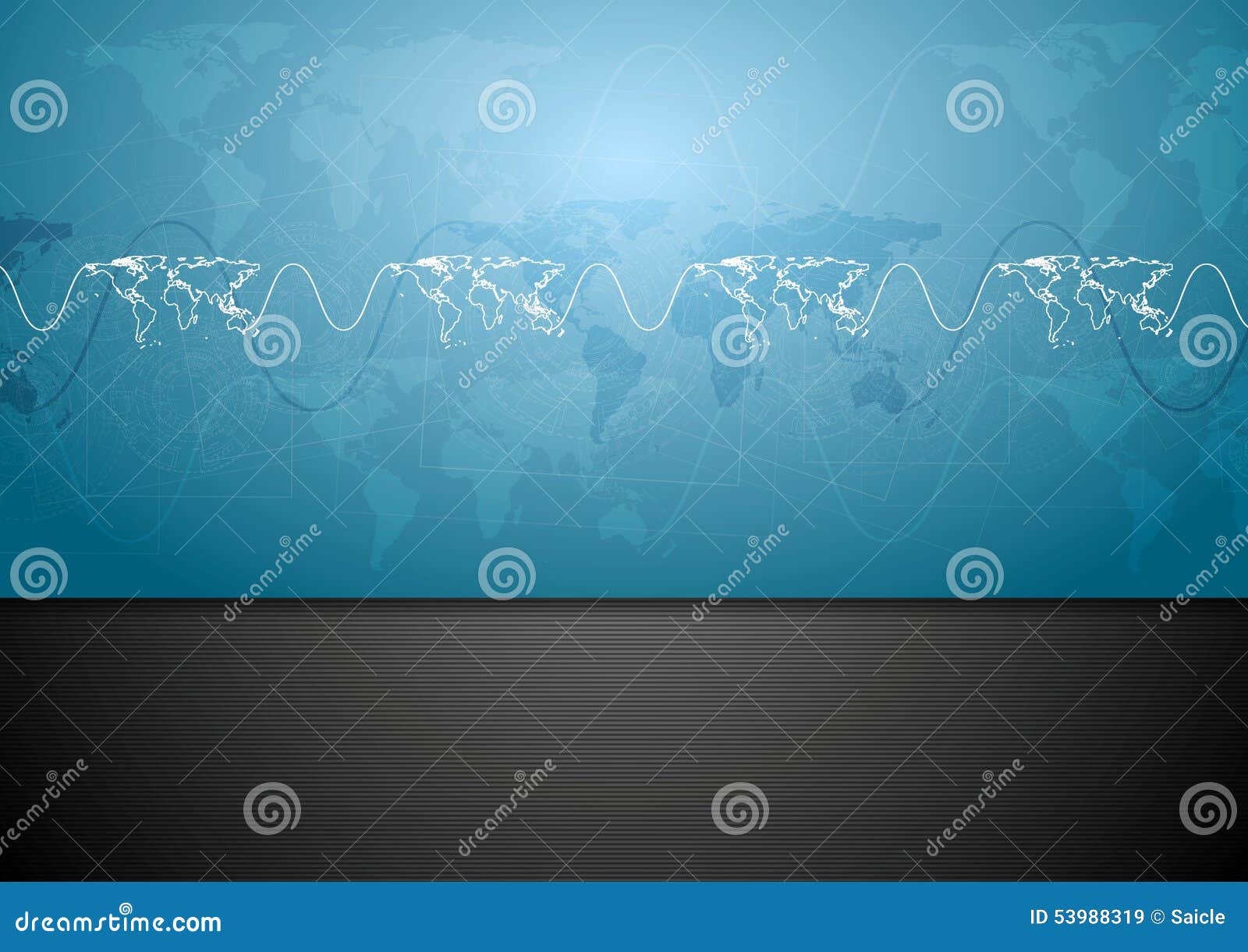 Abstract Blue Tech Corporate Design Stock Vector - Illustration of ...