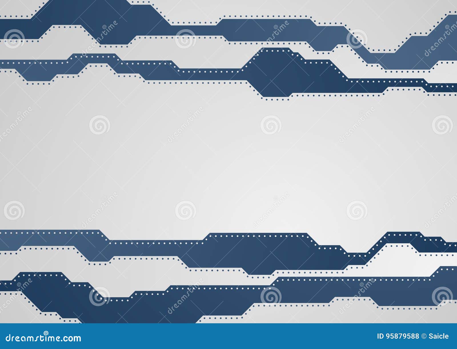 Abstract Blue Tech Vector Background Stock Vector - Illustration of ...