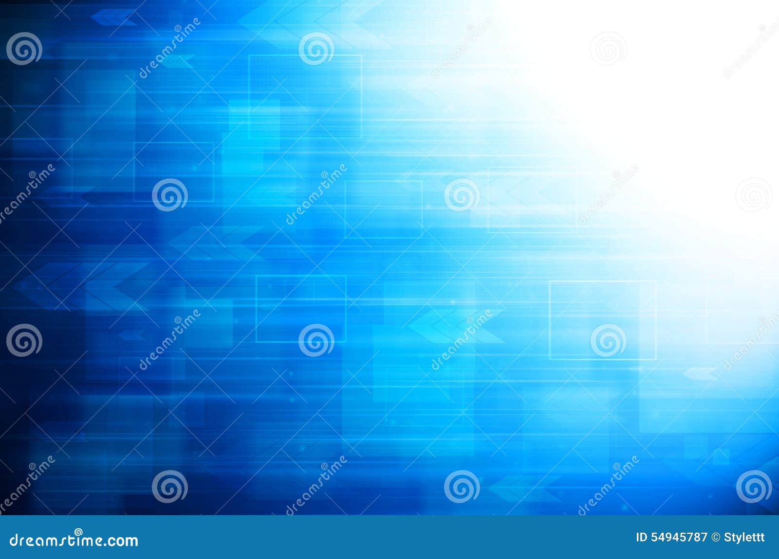 Abstract Blue Technical Background. Stock Illustration - Illustration ...