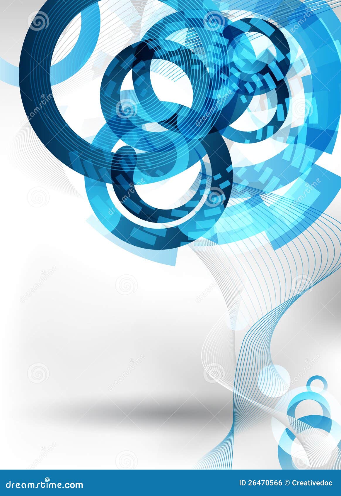 Abstract Blue Technique Background Stock Illustration - Illustration of ...