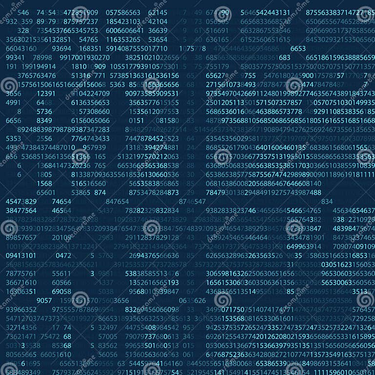Abstract Blue Technology Background Binary Computer Code Programming Coding Hacker Concept