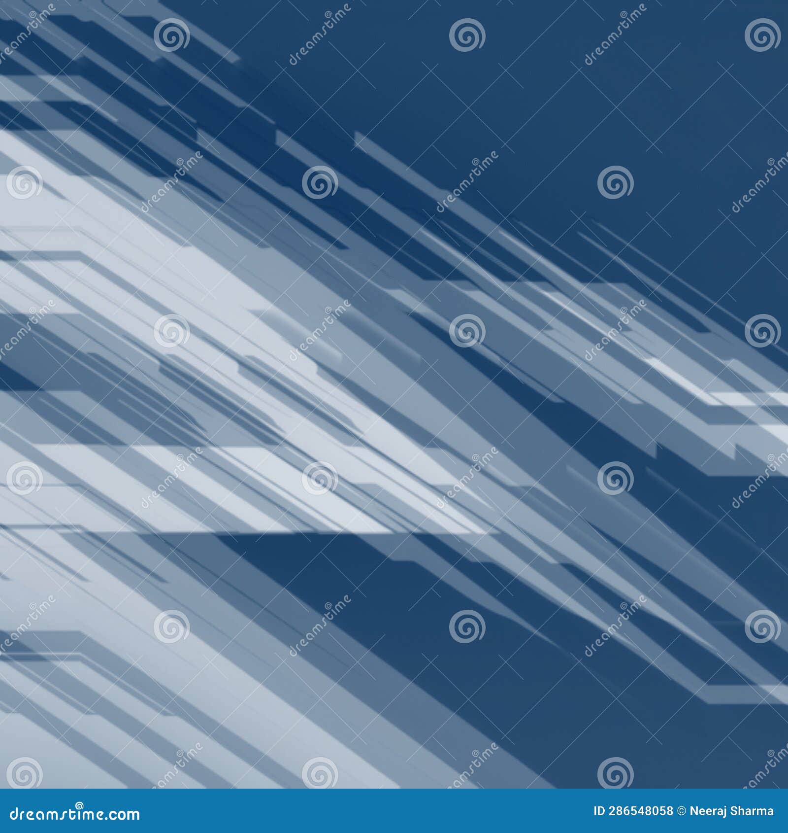 Abstract Blue Technology Background. Blue Technology Abstract Motion ...