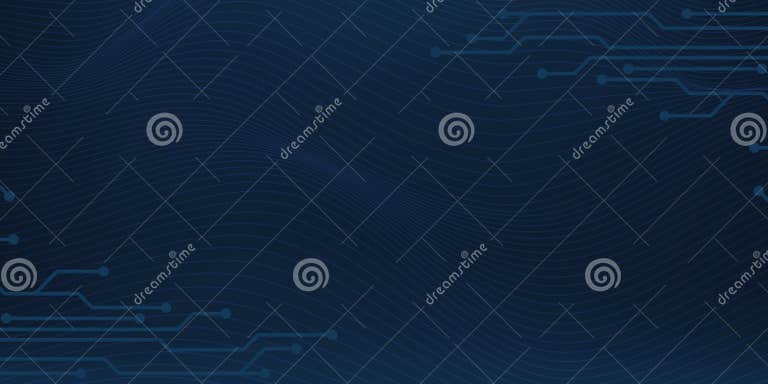 Abstract Blue Technology Background. Digital Blue Background with ...