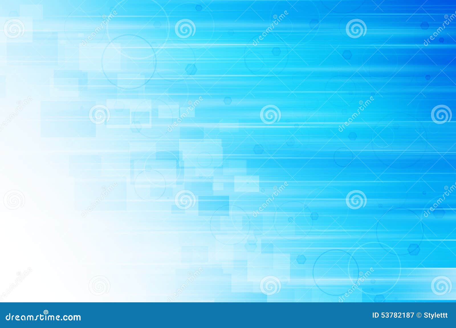 Abstract Blue Technology Background. Stock Illustration - Illustration ...