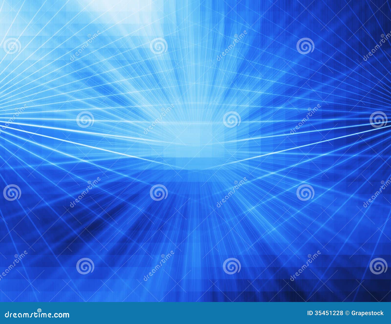 Abstract Blue Technology Background Stock Illustration - Illustration ...