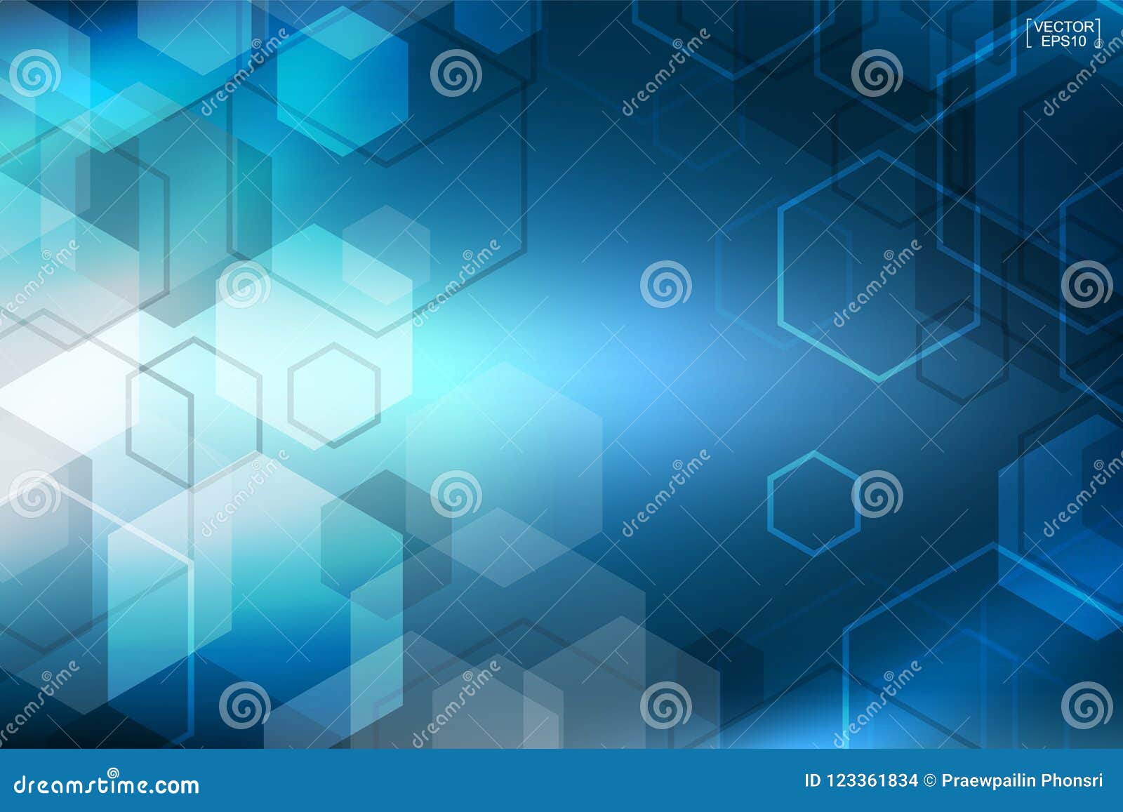 Abstract Blue Technology Background.Vector. Stock Vector - Illustration ...