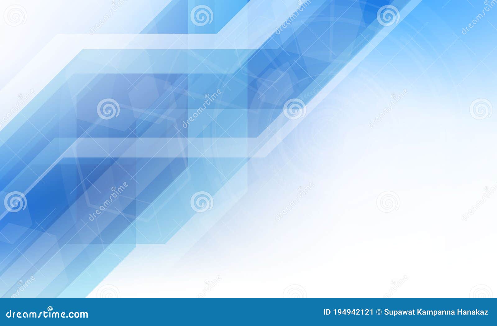 Abstract Blue Technology Communication Concept Vector Stock Vector ...