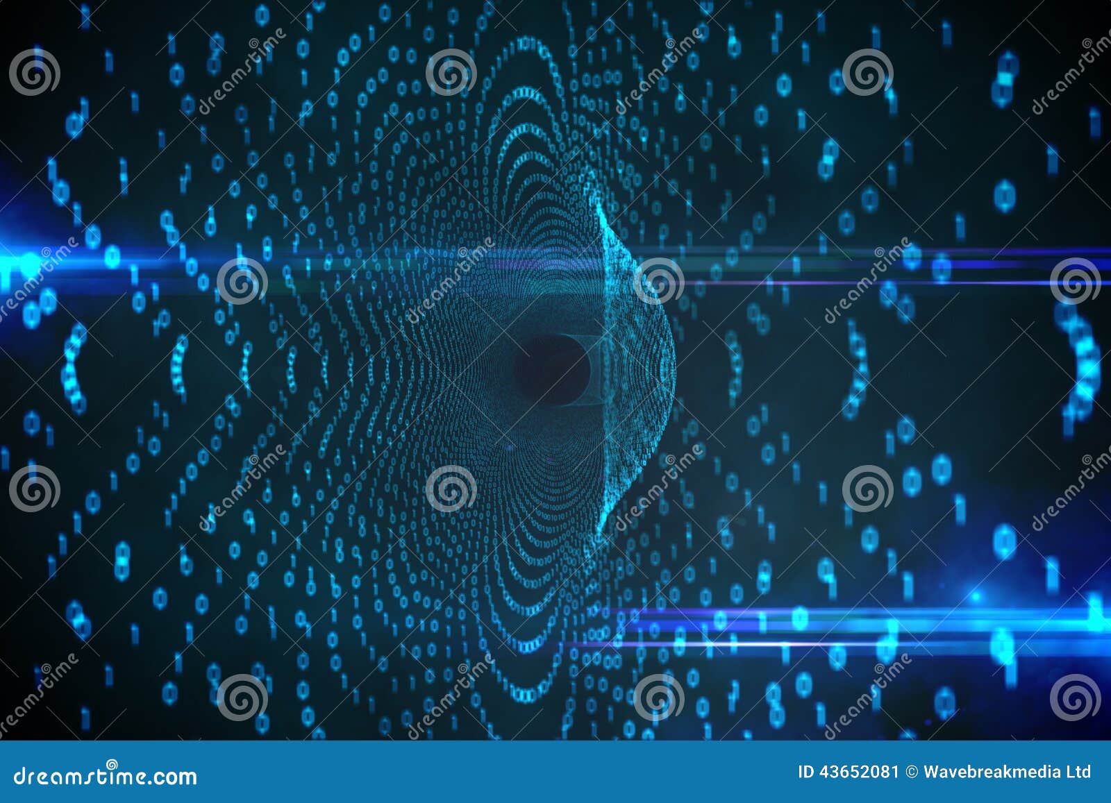 Abstract Blue Technology Design Stock Illustration - Illustration of ...