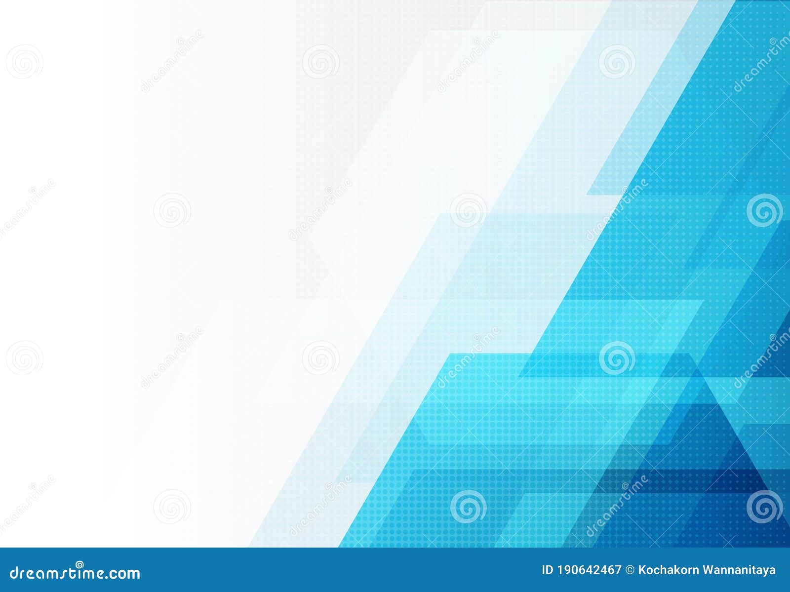 Abstract Blue Technology Design of Rectangle Pattern and Halftone ...