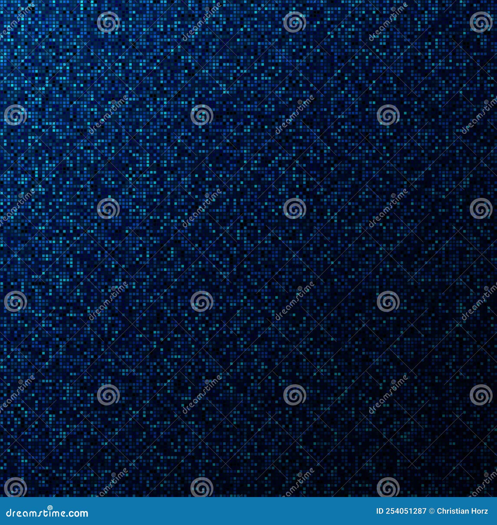 Abstract Blue Pixel Background Stock Vector - Illustration of color ...