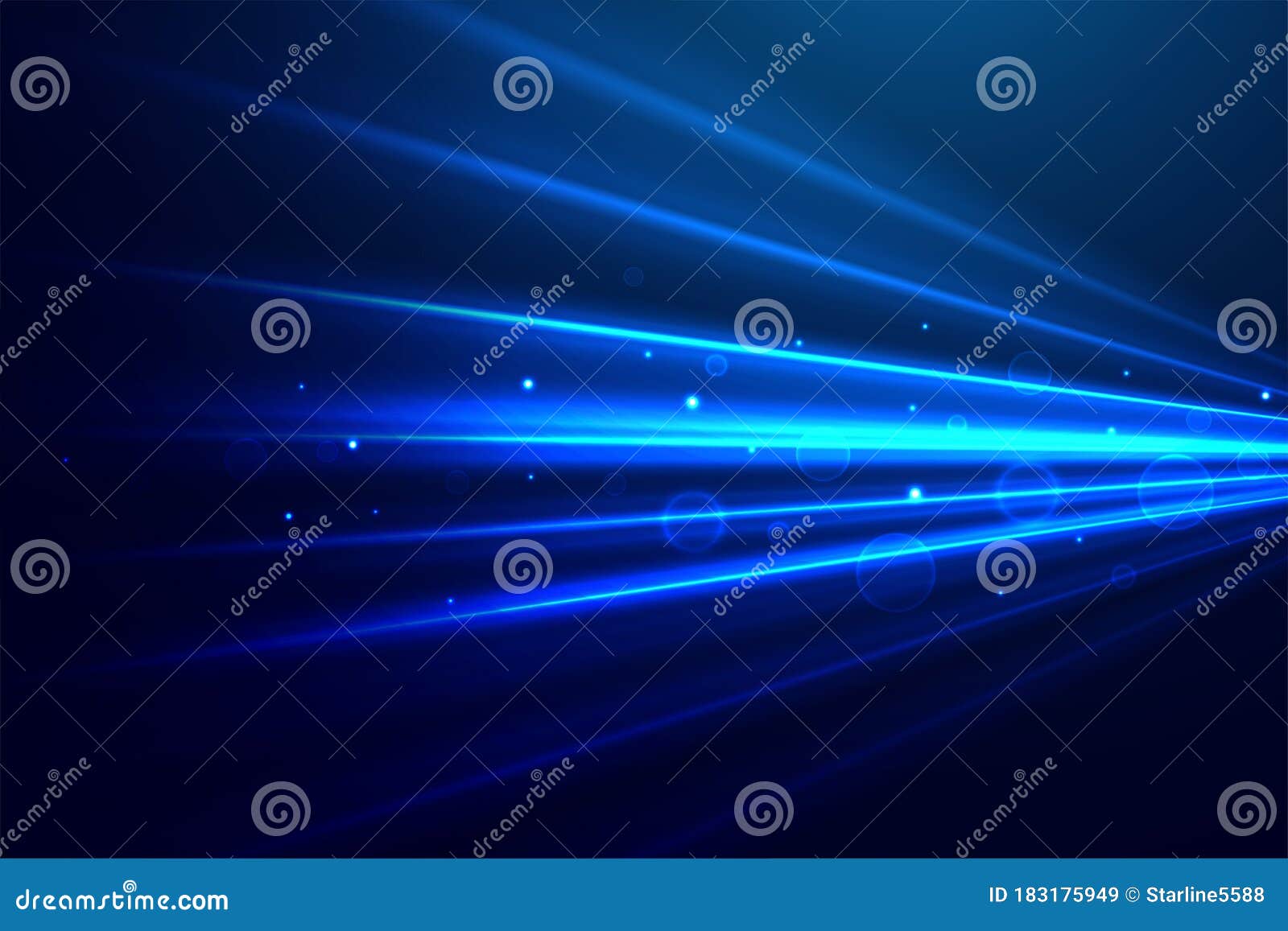Abstract Blue Technology Rays Background Stock Vector - Illustration of ...