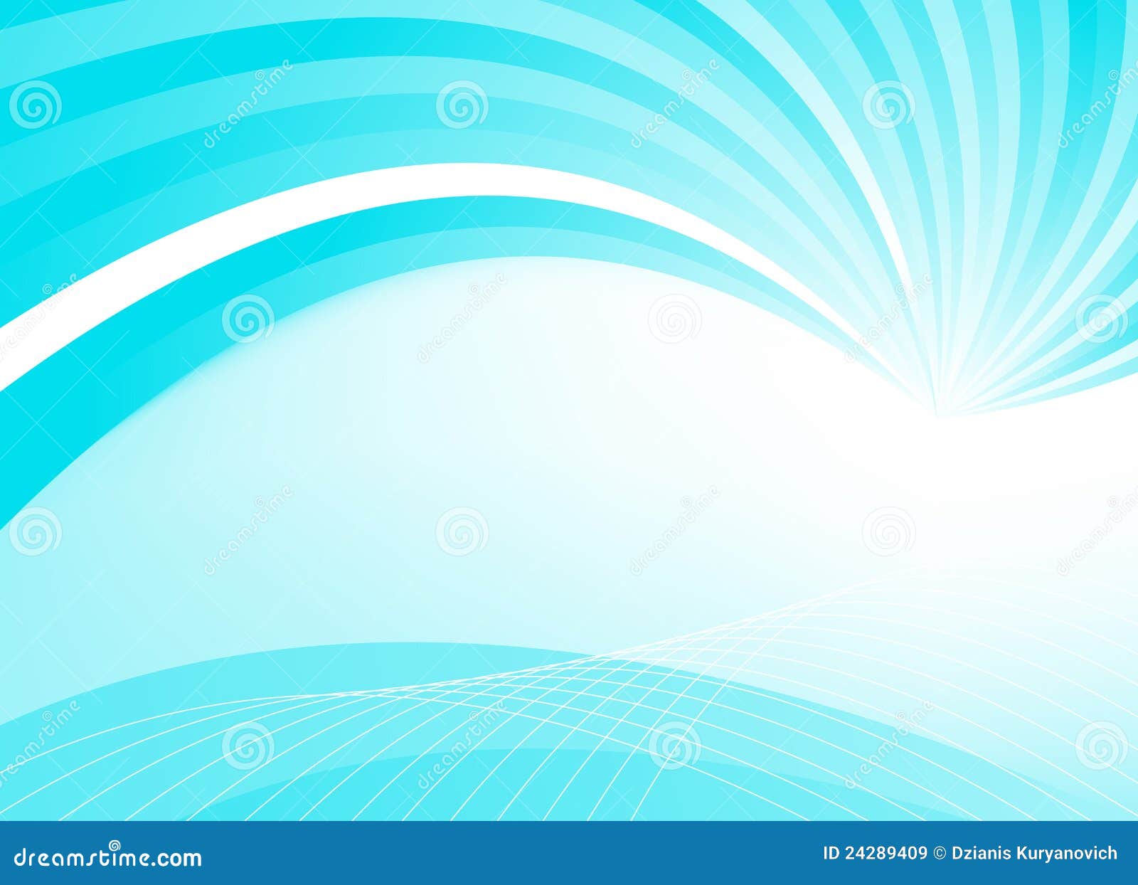 Abstract blue template stock vector. Illustration of curve - 24289409