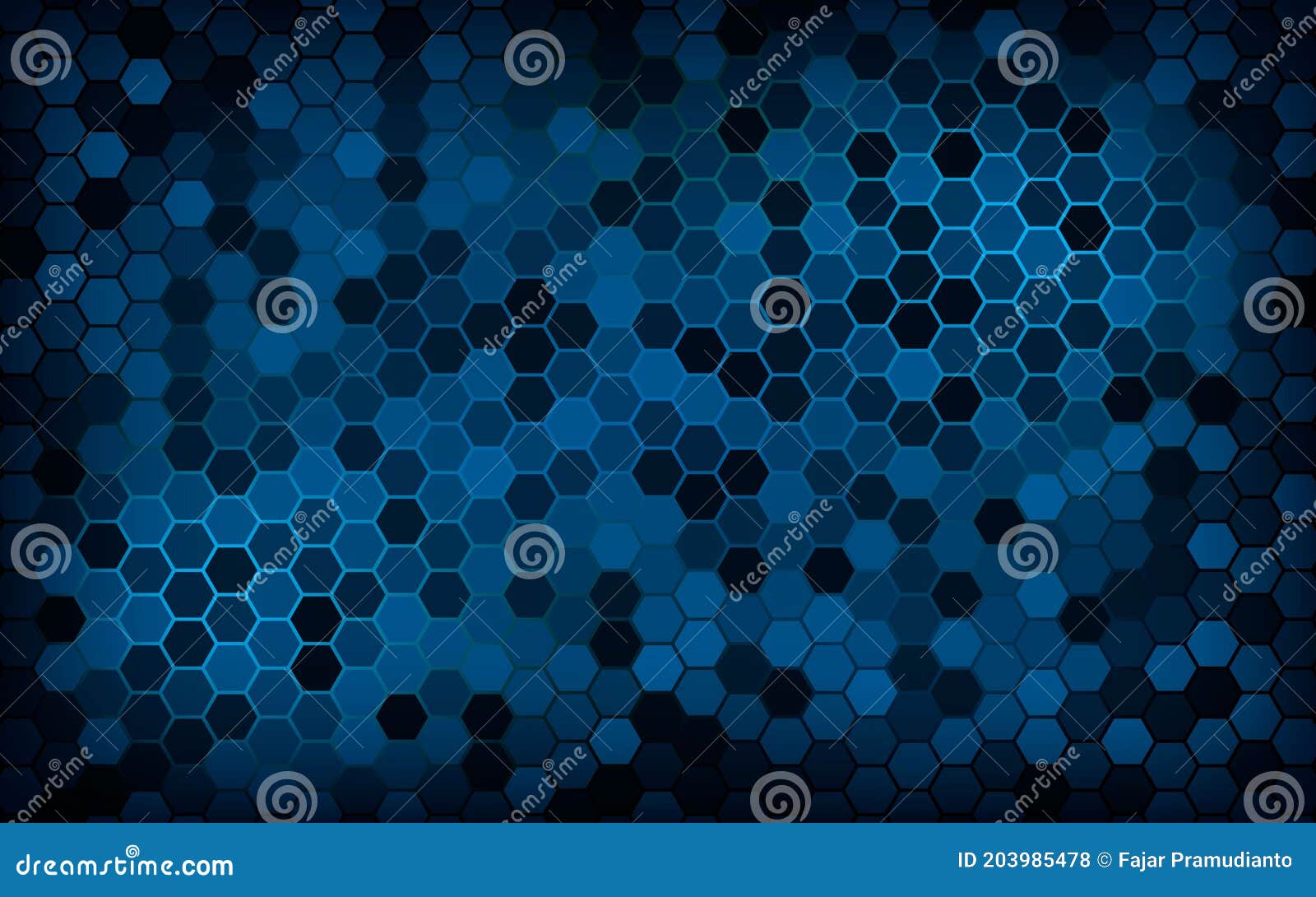 Abstract Blue Texture Hexagon Background Stock Vector - Illustration of ...
