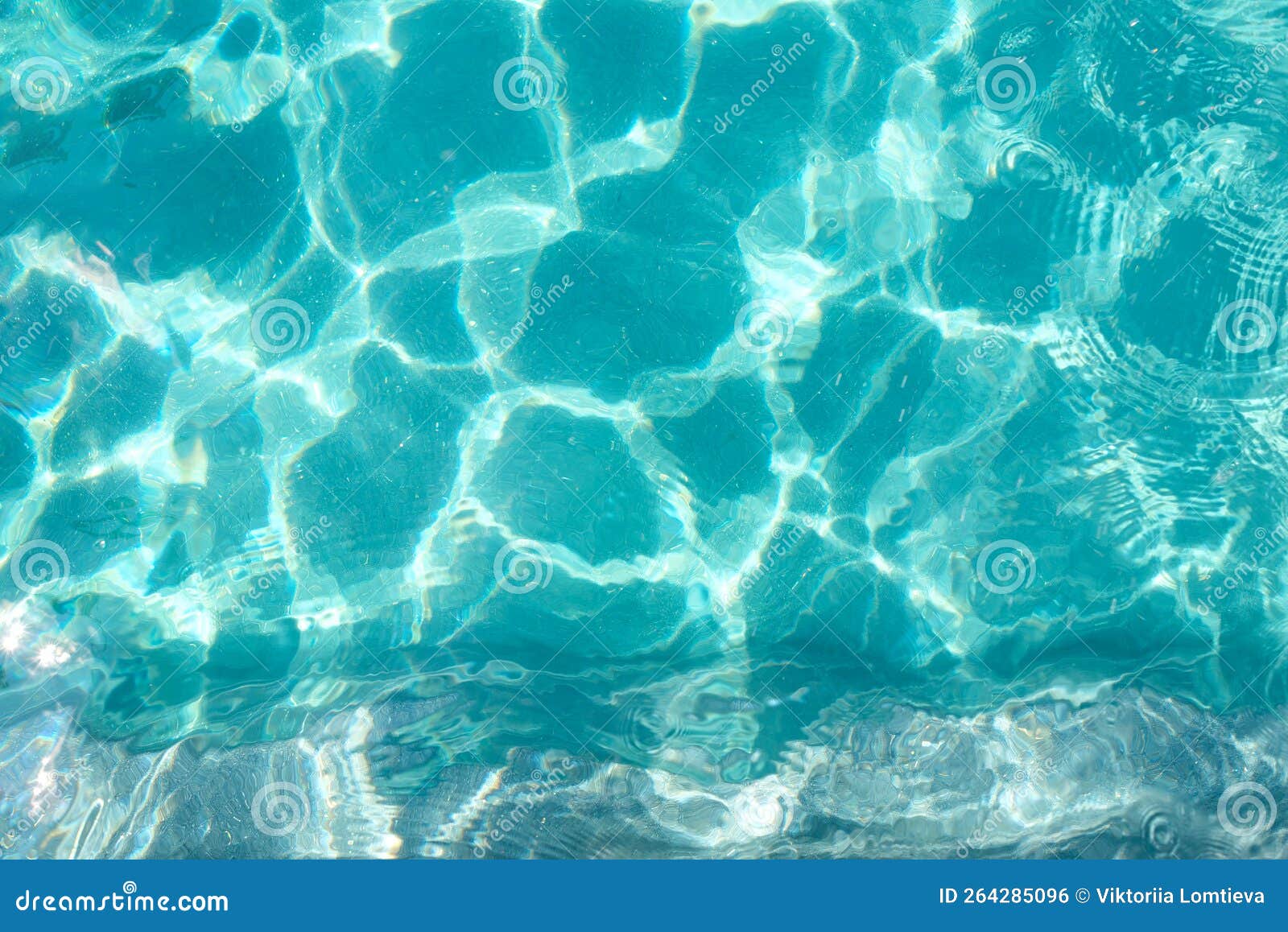Abstract Blue Texture of Swimming Pool Water Stock Photo - Image of ...