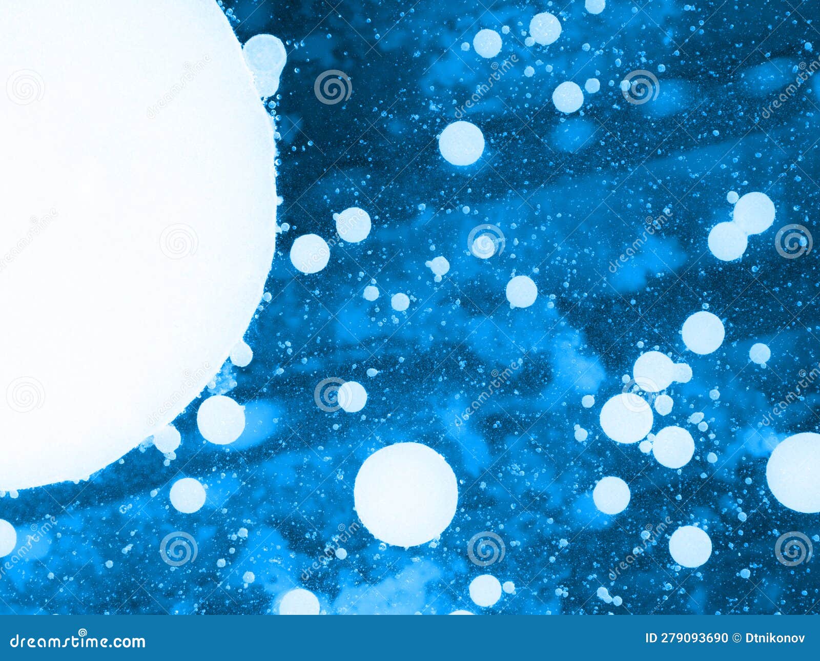 Abstract Blue Texture with White Spots. Closeup Stock Photo - Image of ...