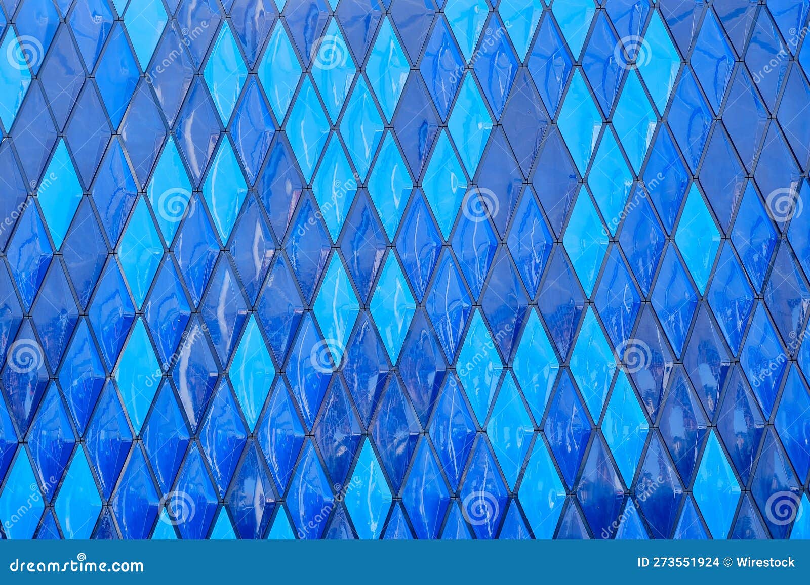 Abstract Blue Tile Featuring a Unique Pattern. Stock Photo - Image of ...