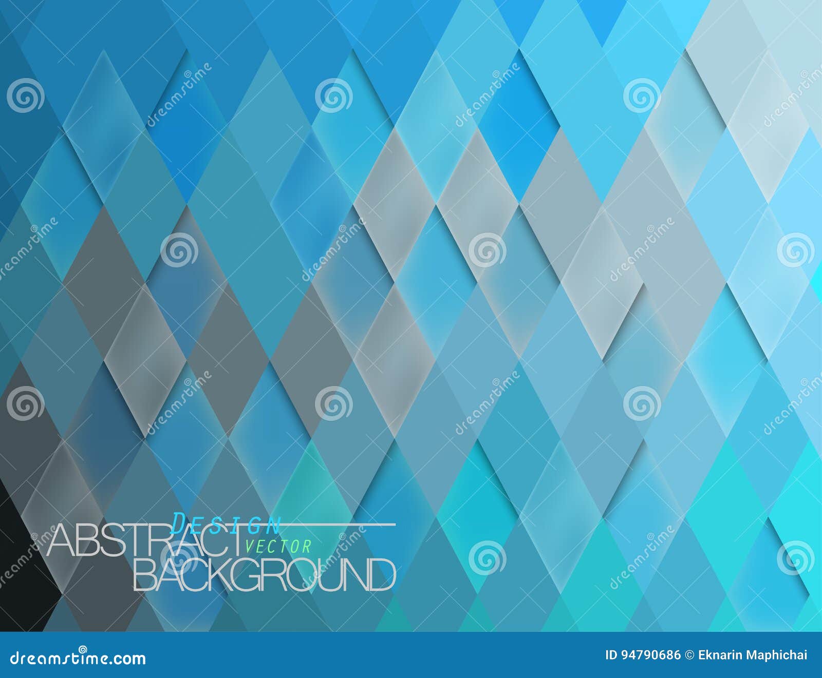 Abstract Blue Tile Surface Scene Vector Stock Vector - Illustration of ...