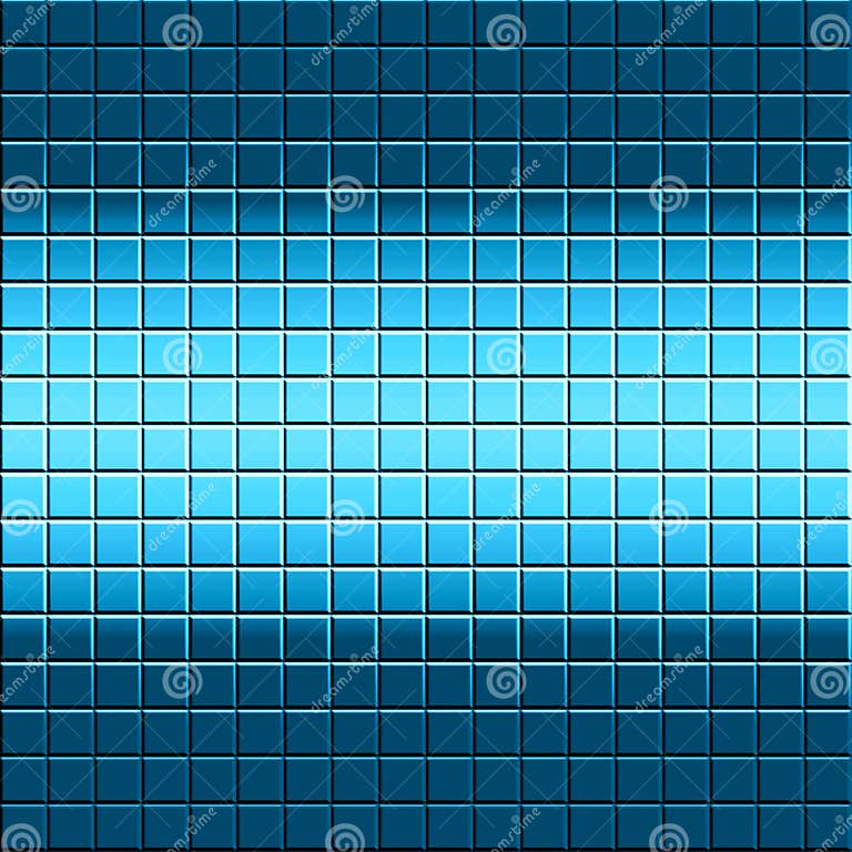 Abstract Blue Tiled Background Stock Illustration - Illustration of ...