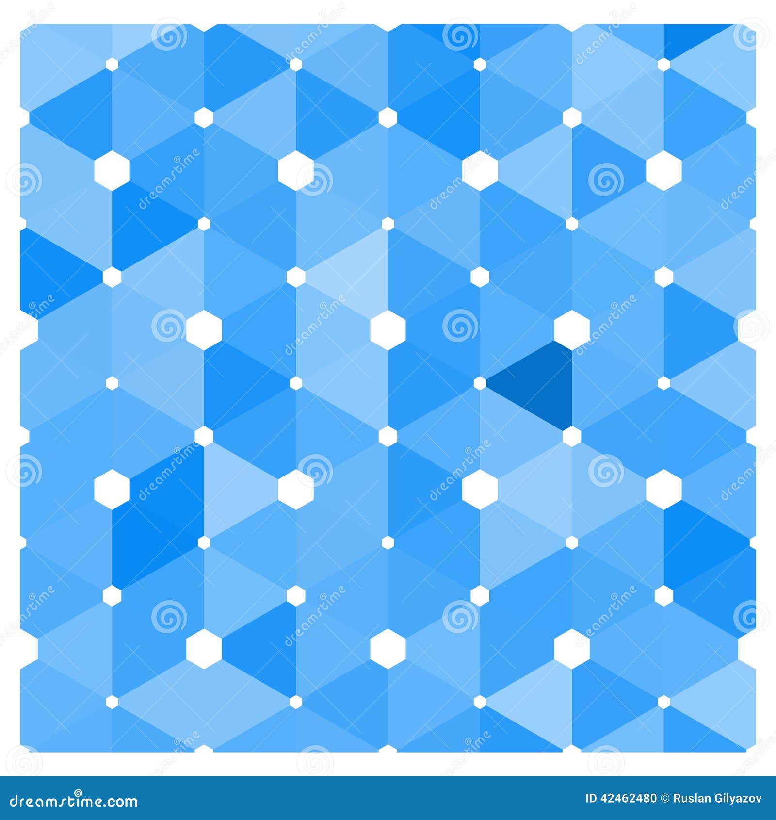 Abstract Blue Tiles Background Stock Illustration - Illustration of ...