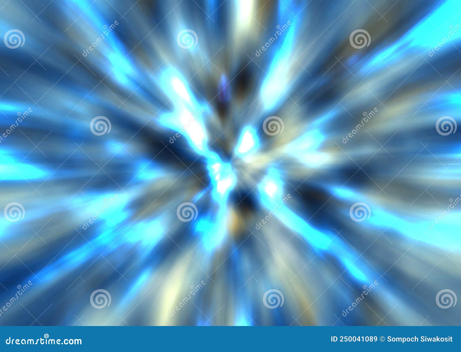 Abstract Blue Tone Blur Zoom Beam Illustration Stock Illustration ...
