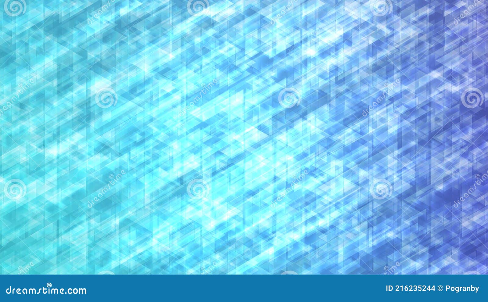 Abstract Blue Triangle Background. Geometric Shape Pattern Stock Vector ...