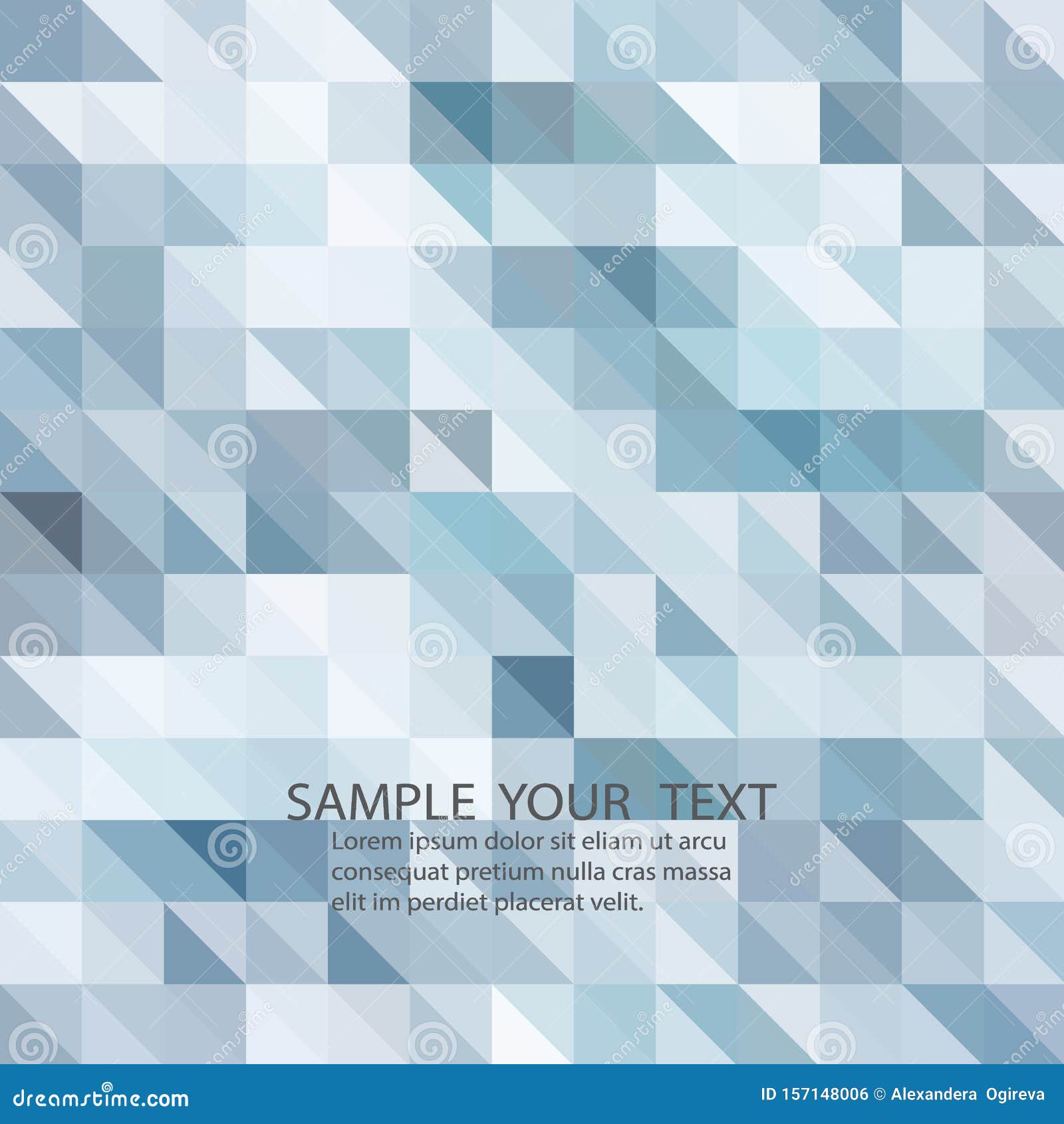 Abstract Blue Triangle Modern Template for Business or Technology ...