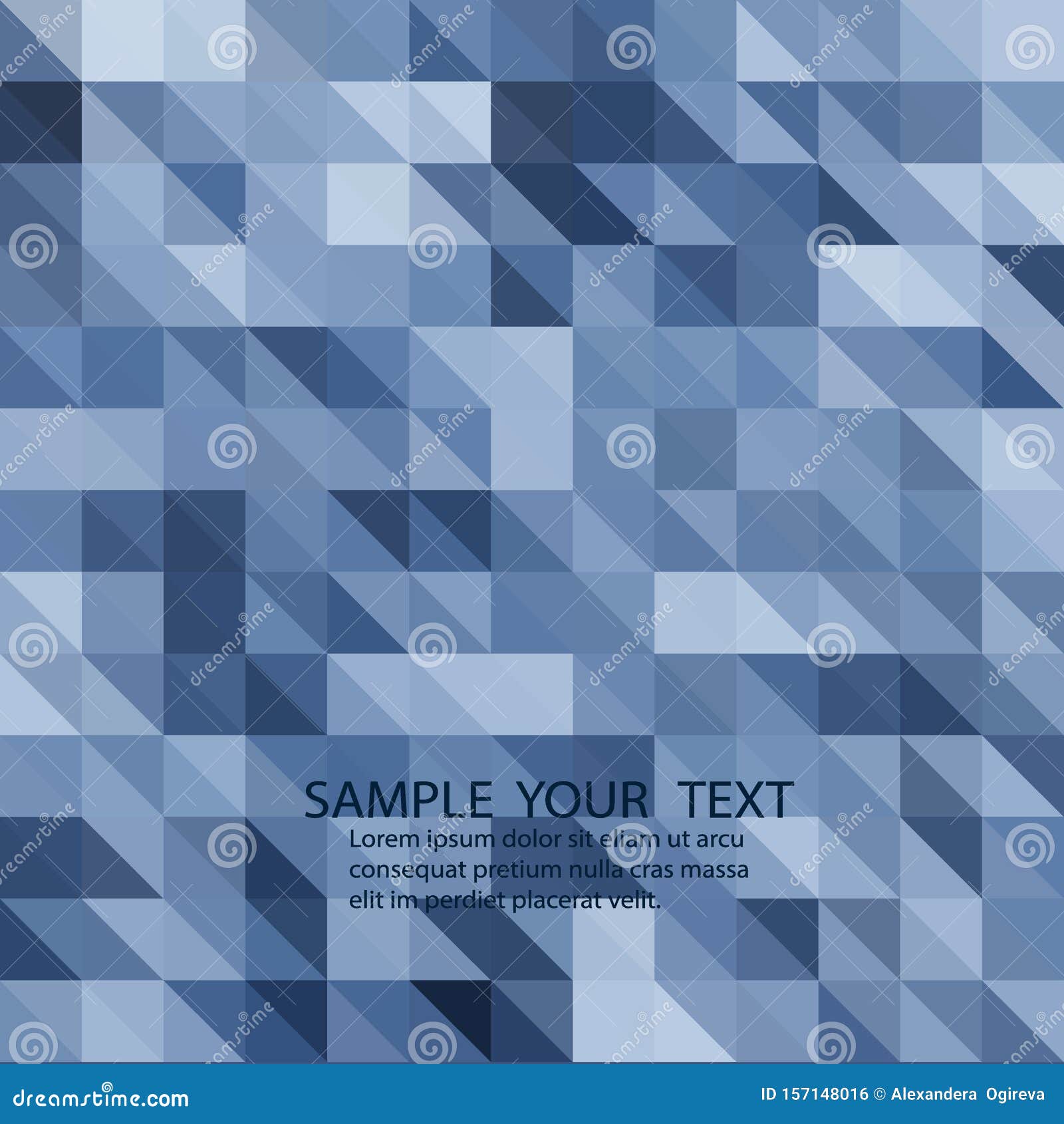 Abstract Blue Triangle Modern Template for Business or Technology ...