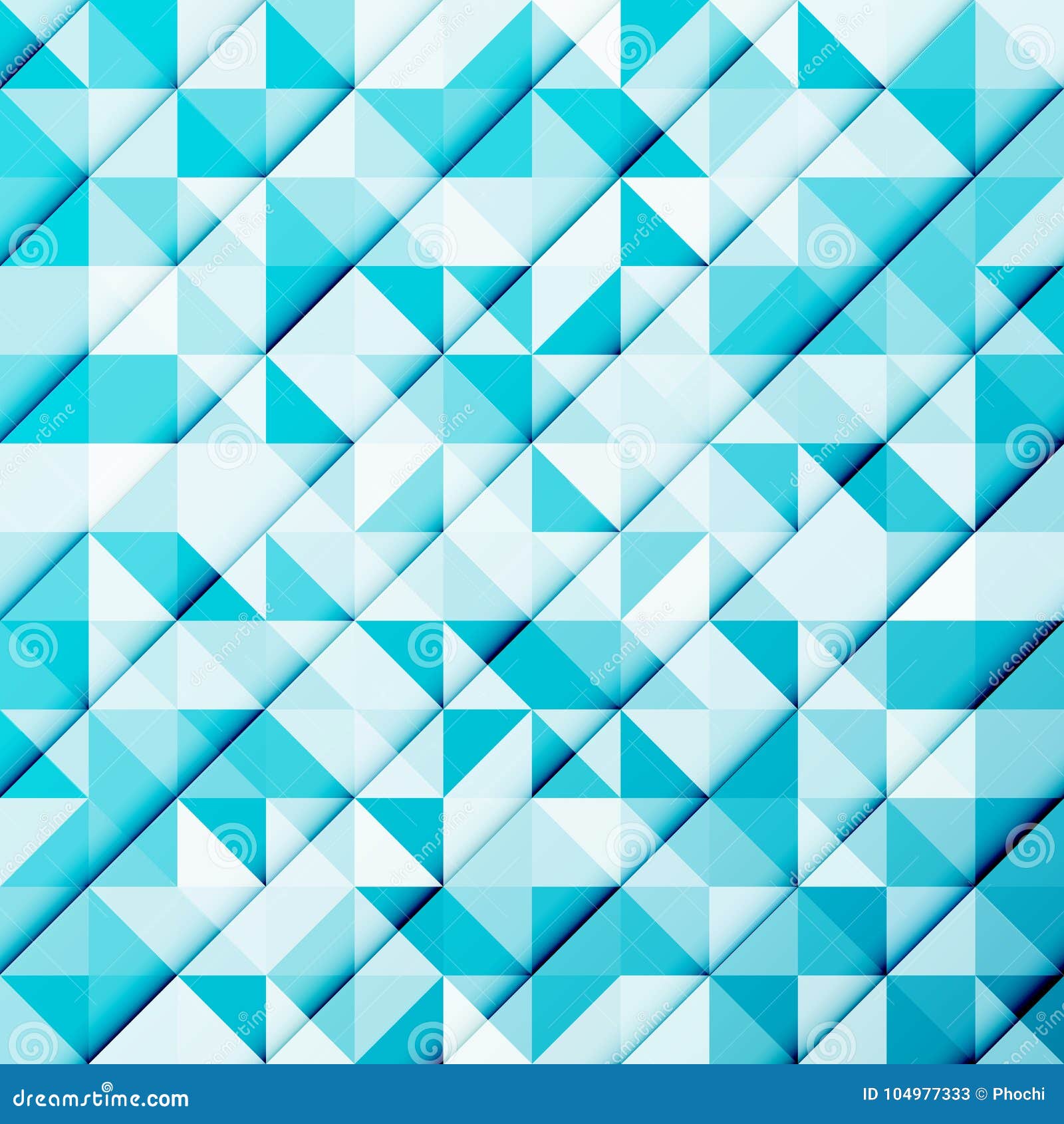 Abstract Blue Triangle and Square in Light Blue Color Pattern, V Stock ...