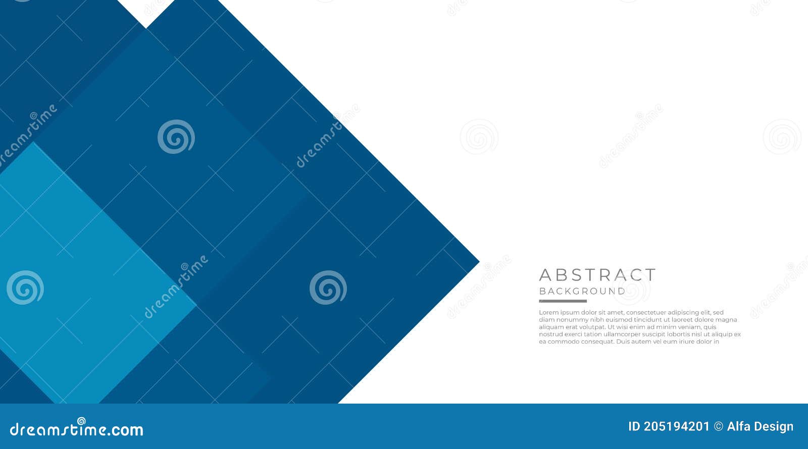 Abstract Blue Triangle Square Shape with Futuristic Concept Background ...