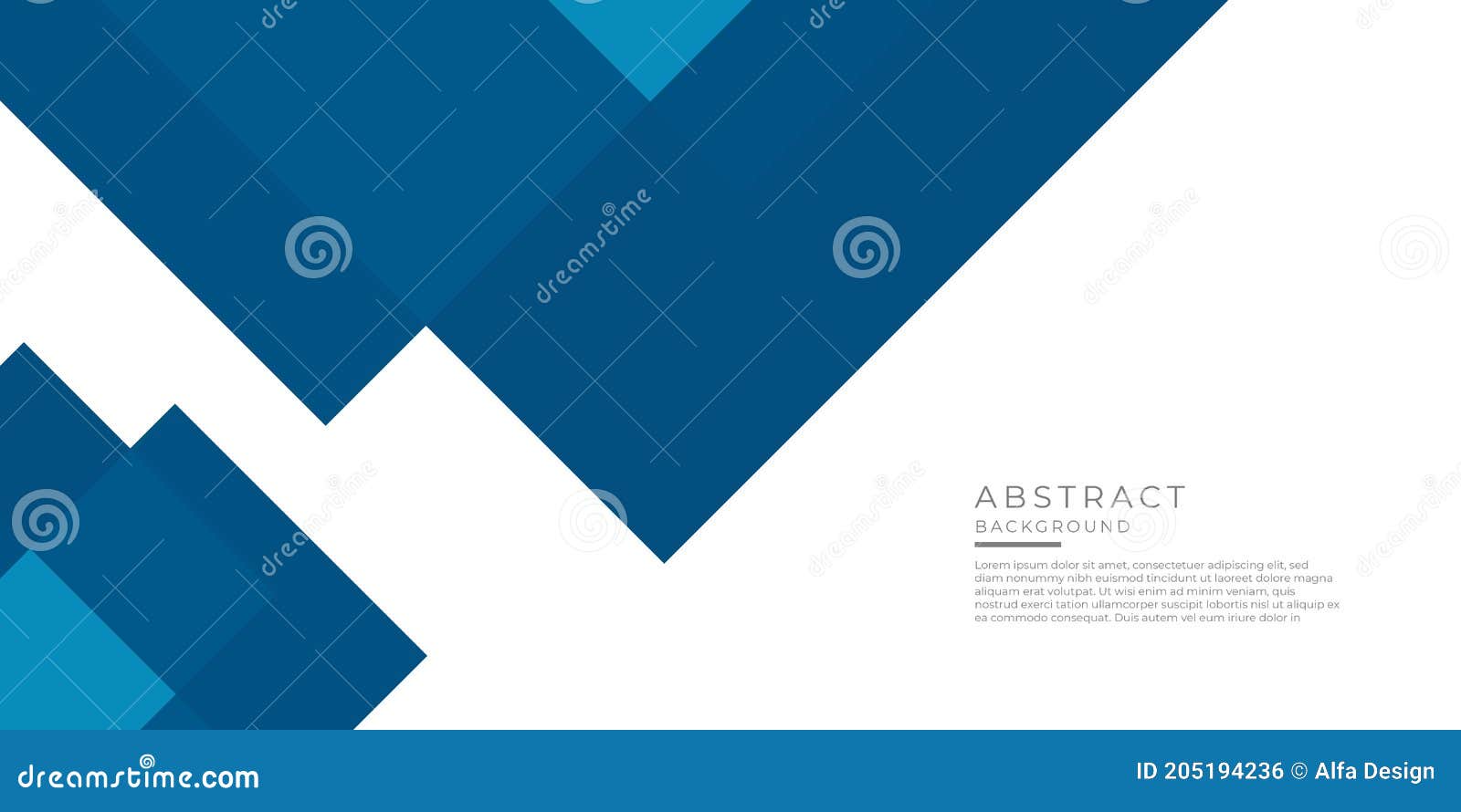 Abstract Blue Triangle Square Shape with Futuristic Concept Background ...