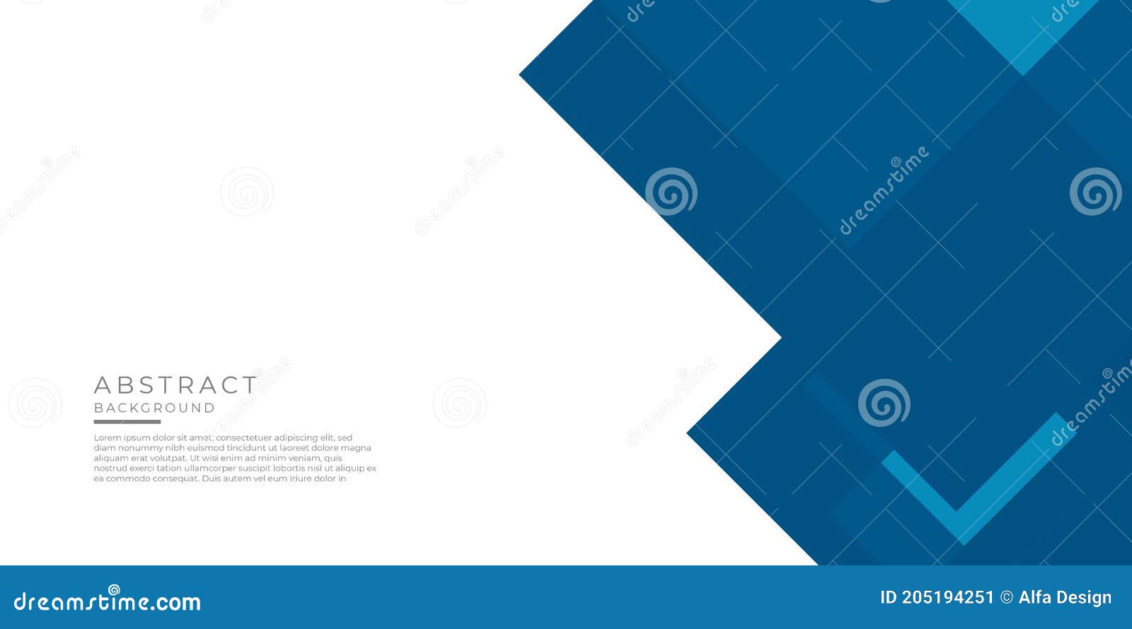 Abstract Blue Triangle Square Shape with Futuristic Concept Background ...
