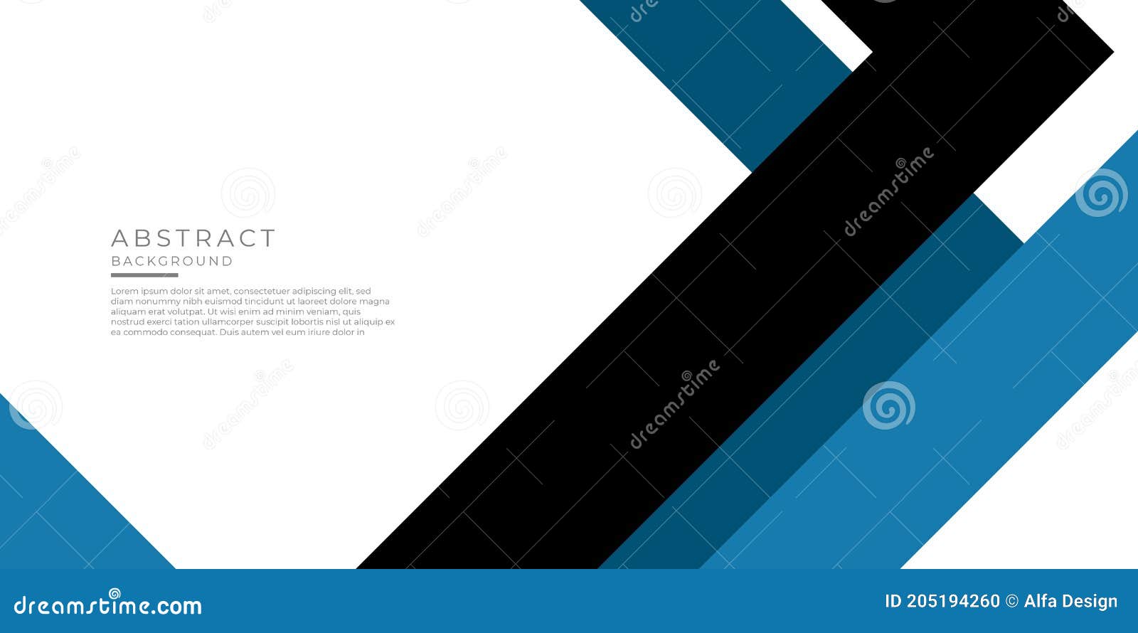 Abstract Blue Triangle Square Shape with Futuristic Concept Background ...