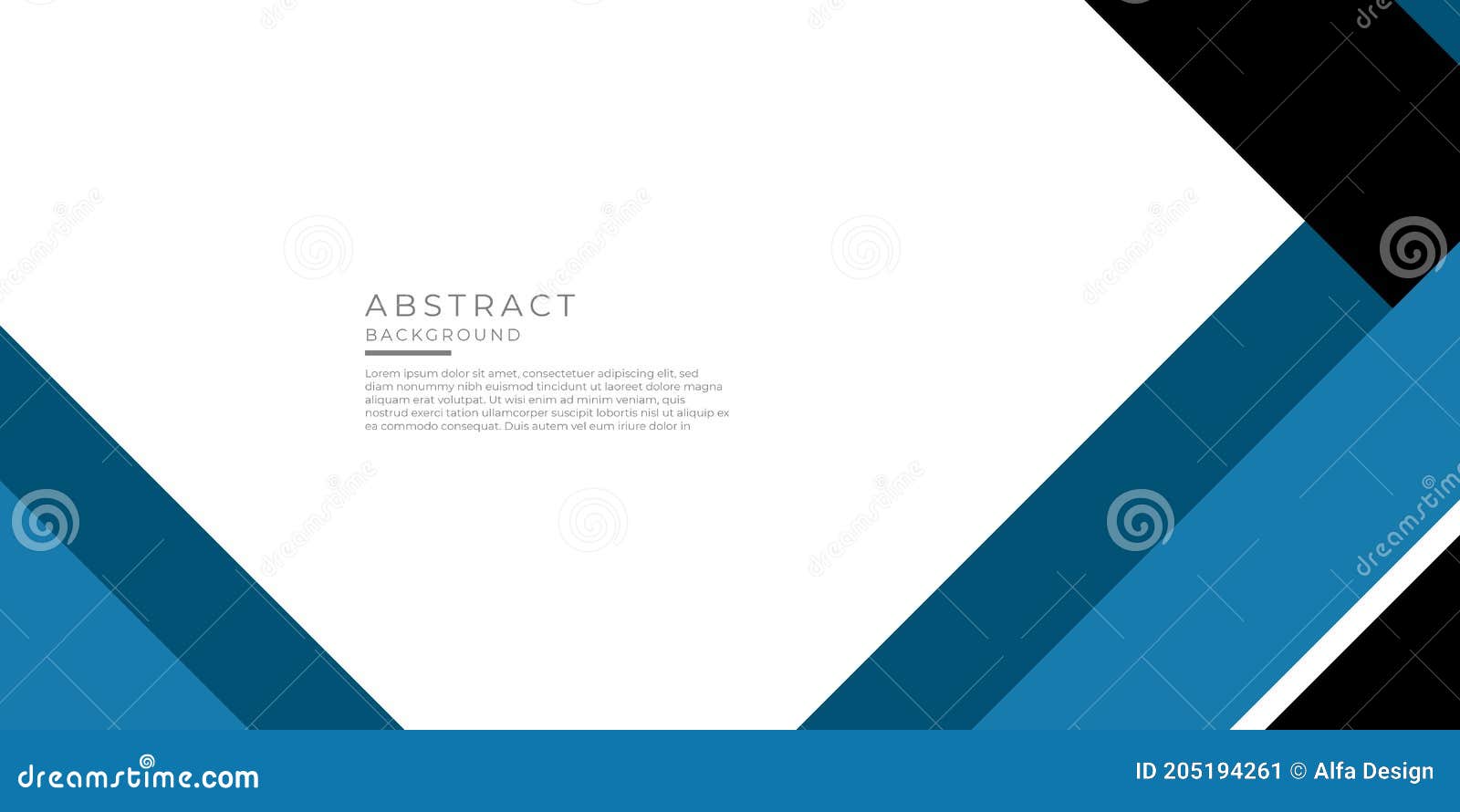 Abstract Blue Triangle Square Shape with Futuristic Concept Background ...