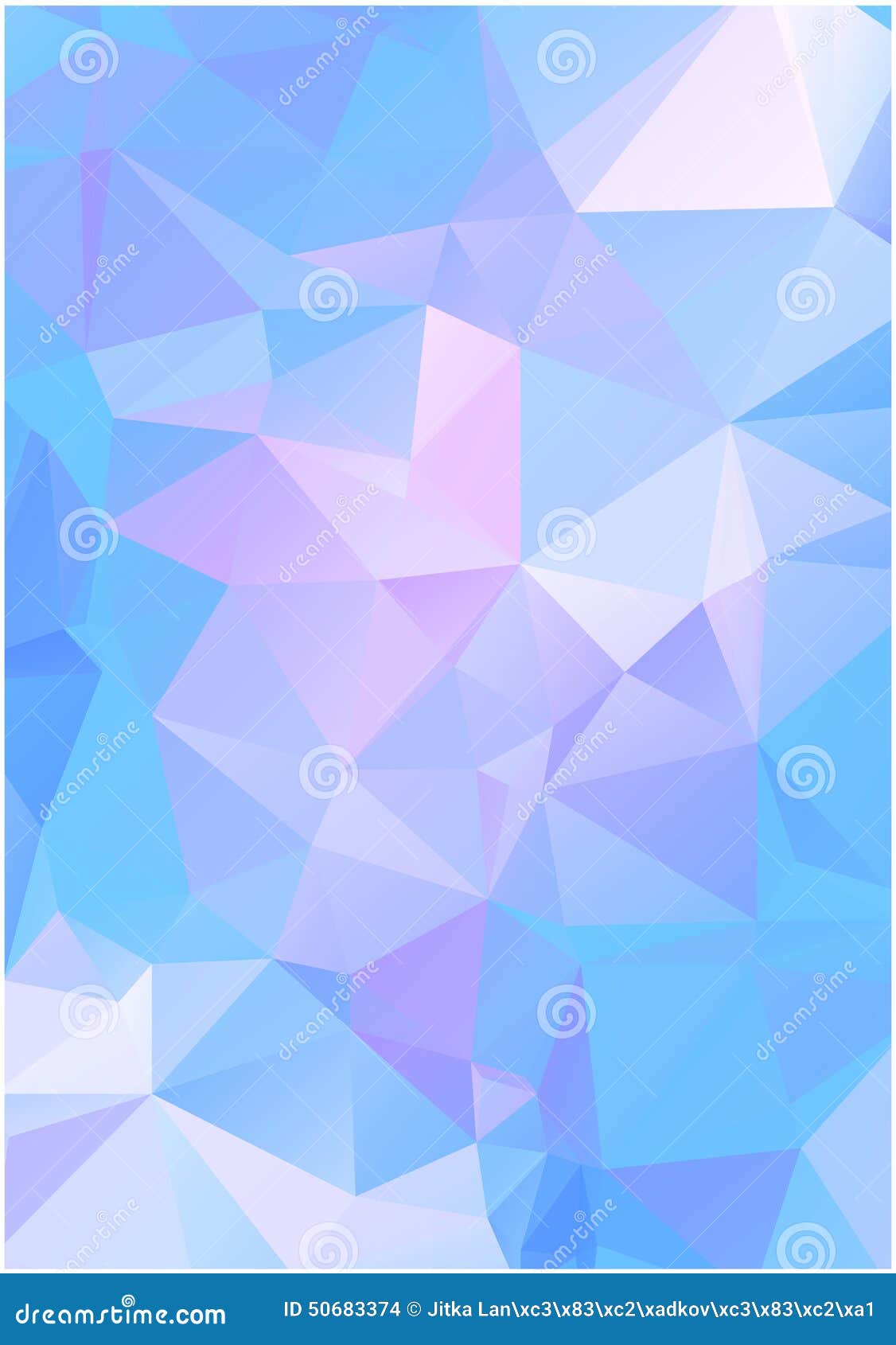 Abstract Blue Triangles Background Stock Vector - Illustration of ...