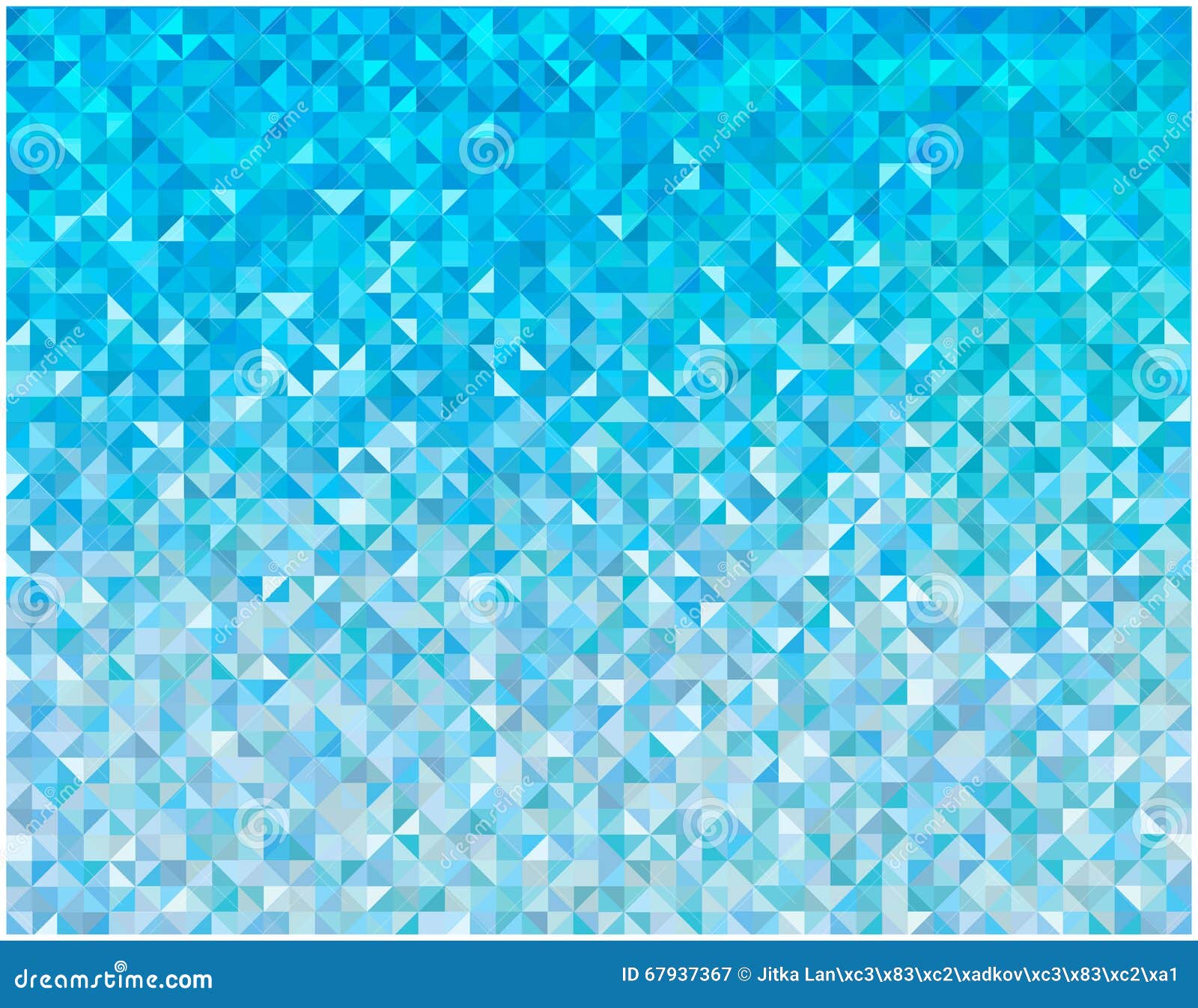 Abstract Blue Triangles Background Stock Vector - Illustration of ...