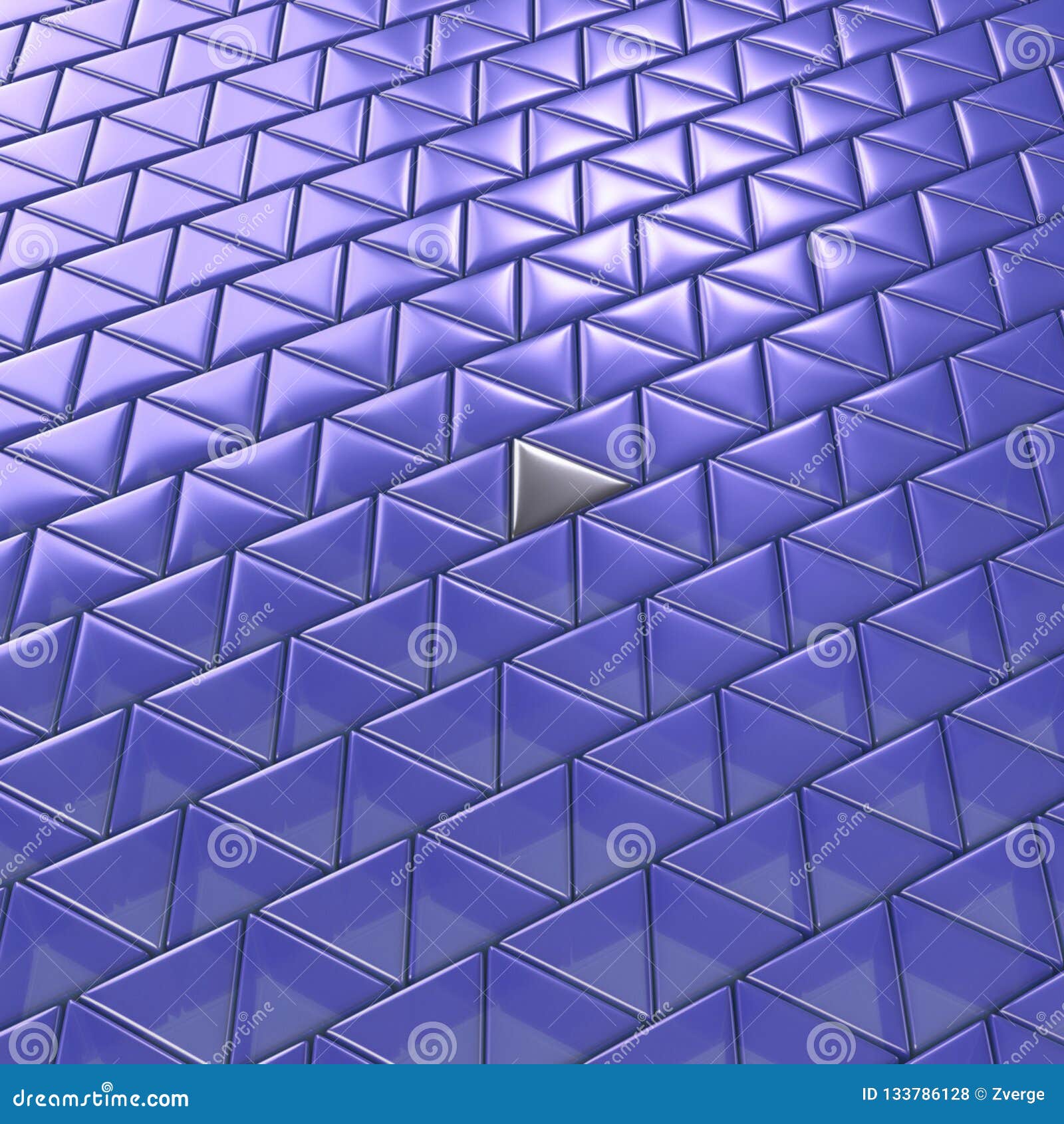 Abstract Blue Triangles. Background Texture. 3D Stock Illustration ...