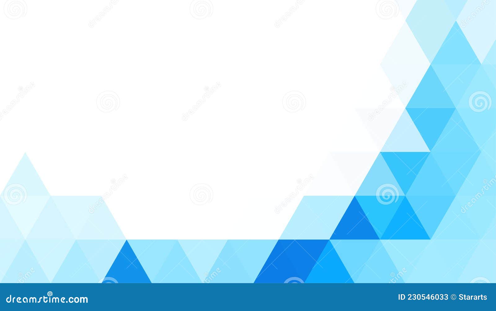 Abstract Blue Triangles Shape Background Stock Vector - Illustration of ...